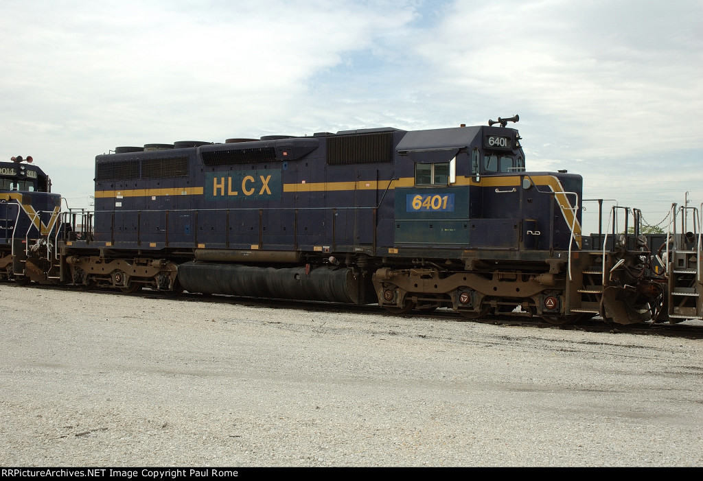 HLCX 6401, EMD SD40-2, at BRC Clearing Yard